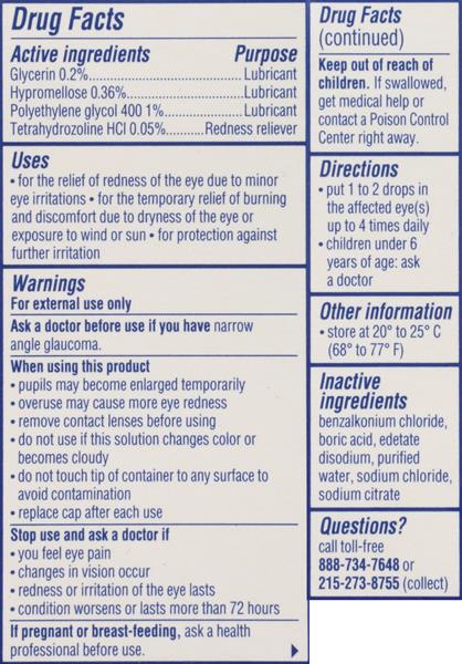 Visine Maximum Strength Redness Relief Formula Eye Drops | Hy-Vee ...